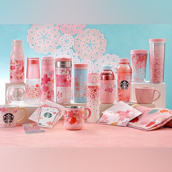 Starbucks | Kitchen | 28 Starbucks Japan Sakura Tumbler Nib | Poshmark